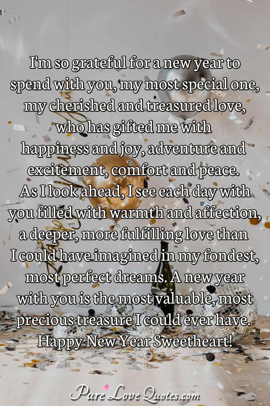 As the glittering fireworks light up the New Year sky, I keep hoping ...