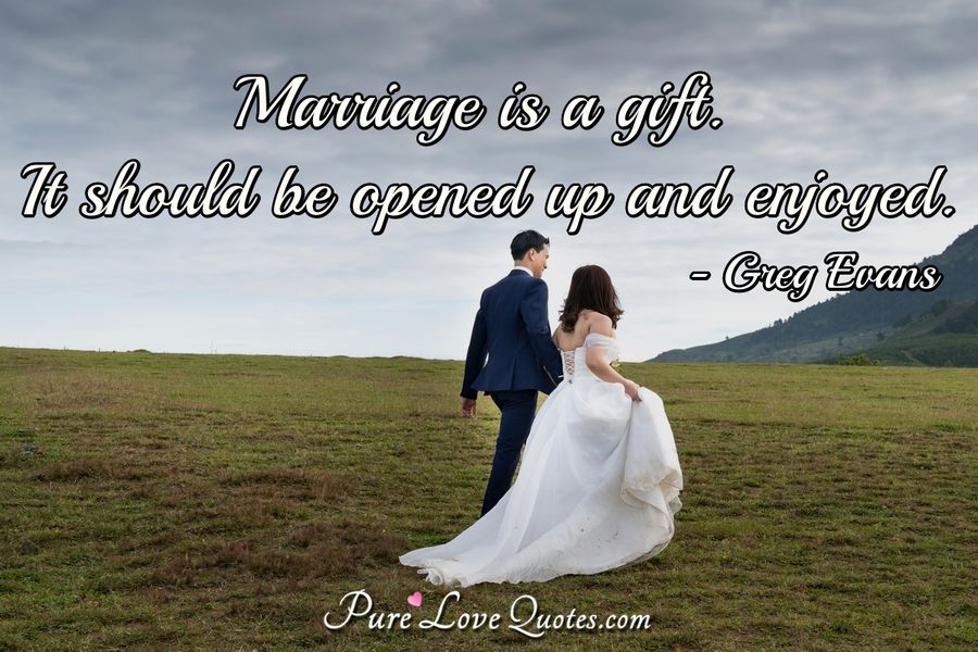 The greatest marriages are built on teamwork. A mutual respect, a ...