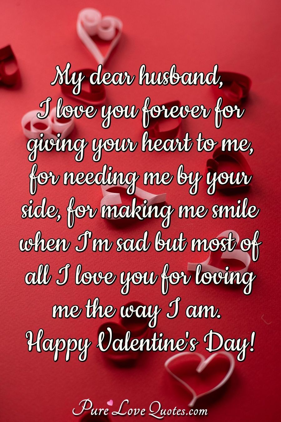 Happy Valentine's Day Dear! Love being close to you and your warm touch ...
