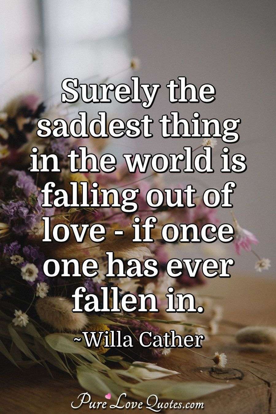 The saddest thing in the world, is loving someone who used to love you ...