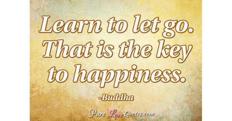 Learn to let go. That is the key to happiness. | PureLoveQuotes